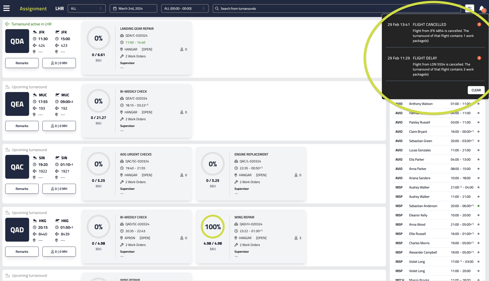 Automated aircraft maintenance planning and scheduling - a better way